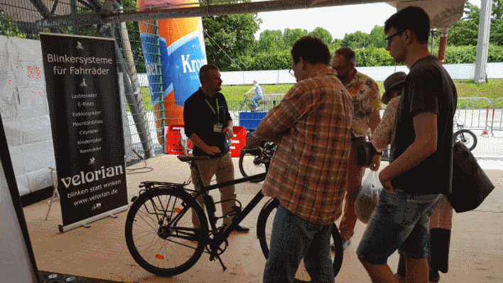 Fahrrad Blinker mit Zulassung aus Berlin - velorian